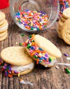 Mini Ice Cream Cookie Sandwiches Part 2 - The Merchant Baker