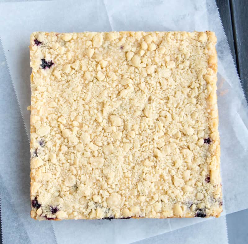 Lemon Blueberry Shortbread Bars - The Merchant Baker