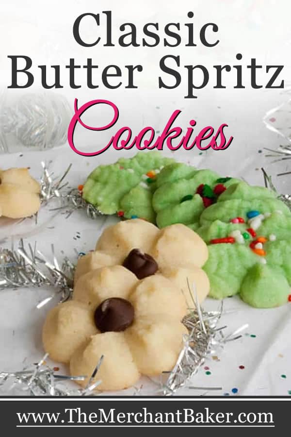 Classic Butter Spritz Cookies - The Merchant Baker