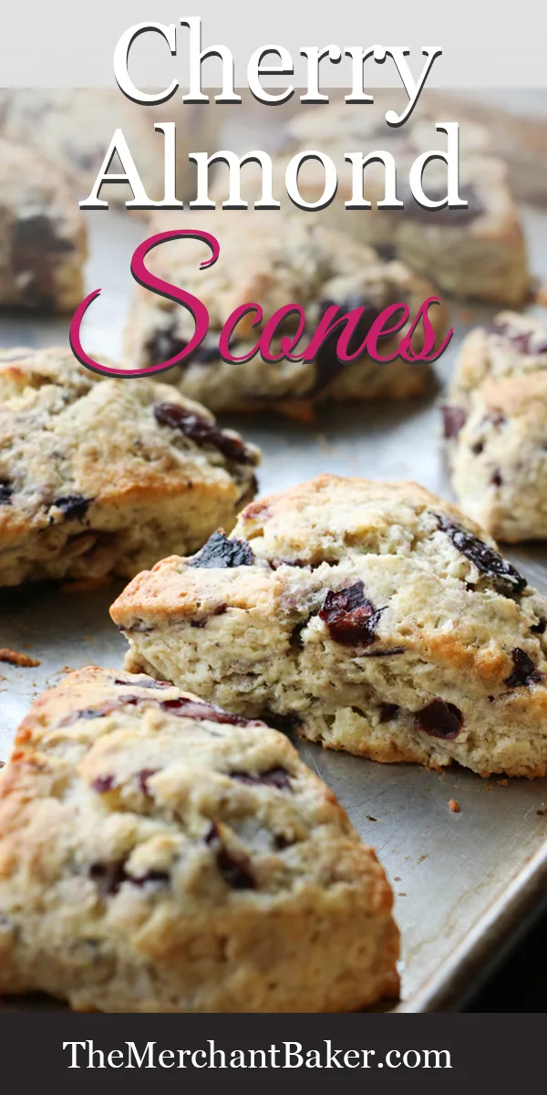 Cherry Almond Scones - The Merchant Baker